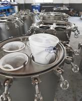 China Industrial Stainless Steel Liquid Solid Separator Multi Bag Filter Housing for sale