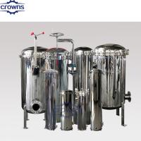 China High Flow Heat Resisting Stainless Steel Beer Filter Stainless Steel Bag Filter Housing for sale