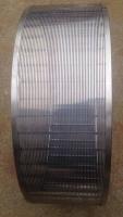China V-shaped Wedge Wire Screen Stainless Steel 27%-80% Filter Mesh for sale