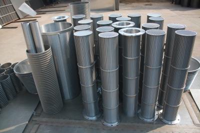 China 27%-80% Filter Rating Johnson Wedge Wire Screens Width 0.5m-2.0m Applications for sale