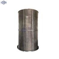 China stainless steel self-cleaning filter element Johnson screen filter wedge wire screen for sale