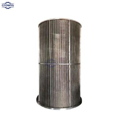 China stainless steel self-cleaning filter element Johnson screen filter wedge wire screen for sale