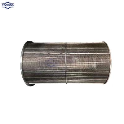 China Threaded End Connection Wedge Wire Screen 27%-80% Filter Mesh Low Carbon Steel for sale