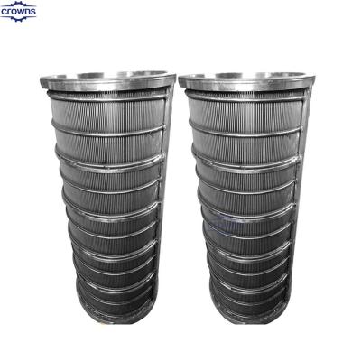 China Stainless steel wire mesh filter tube/wedge wire screen wedge wire johnson screen for sale