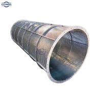 China Stainless steel wire mesh filter tube/wedge wire screen wedge wire johnson screen for sale