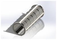 China Stainless Steel Centrifuge Basket with Triangle Wedge Wire Design for sale