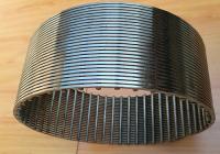 China Stainless Steel Centrifuge Basket with Triangle Wedge Wire Design for sale
