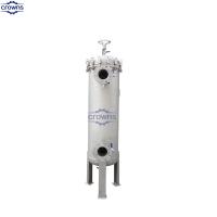 China Multiple filter cartridge housing SS304 Purifier Machine Vessel Large Bag Water Filter for Food Industry for sale