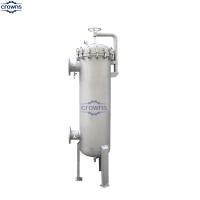China Multiple filter cartridge housing SS304 Purifier Machine Vessel Large Bag Water Filter for Food Industry for sale