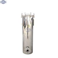 China Multiple filter cartridge housing SS304 Purifier Machine Vessel Large Bag Water Filter for Food Industry for sale