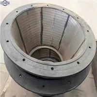 China stainless steel centrifuge wedge wire basket for industry centrifuge basket vibrating screen mine selection for sale