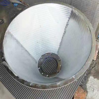 China Manufacturer Supply Slot Pressure Centrifuge Stainless Steel Wedge Wire Screen Basket For Paper Machine for sale
