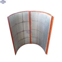 China 304 316L Stainless steel wedge wire Static sieve bend DSM screen Coanda Intake Screens for sale
