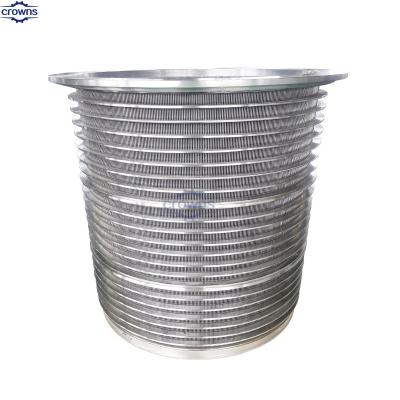 China Paper recycling line industry spare part screen basket and sreen plate for paper making for sale