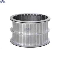 China industrial stainless steel johnson pressure sieve wedge wire centrifuge screen baskets for sale