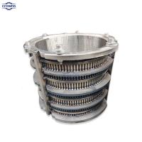 China Wedge Wire Screen Filter Mesh Johnson Stainless Steel Wedge Wire Mesh Johnson Filter Screen for sale