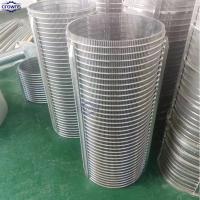 China stainless steel johnson wedge wire screens filter tube water well sieve mesh for grain drying for sale