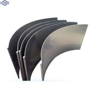 China Sieve bend screen 25um 30 50 100 micron 304 stainless steel welded wedge wire screen for sale