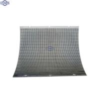 China China Factory High Pressure Stainless Steel 304 316L Wedge Wire Screen Sieve Bend Screen for Fish Pond for sale