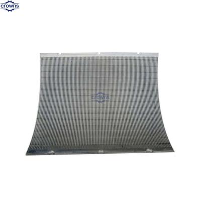 China China Factory High Pressure Stainless Steel 304 316L Wedge Wire Screen Sieve Bend Screen for Fish Pond for sale