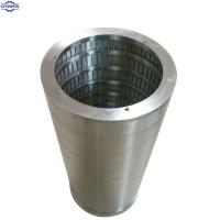 China industrial stainless steel johnson pressure sieve wedge wire centrifuge screen baskets for sale