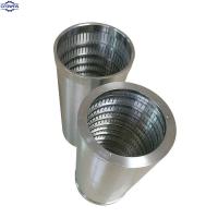 China industrial stainless steel johnson pressure sieve wedge wire centrifuge screen baskets for sale
