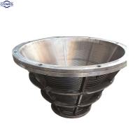 China High roundness and coaxiality Wedge Wire Screen Basket Slot Mesh for Potato fiber separation for sale