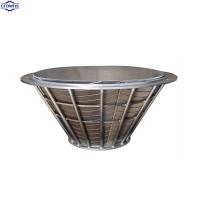 China Material Welding Process Worldwide Wedge Wire Centrifuge Stainless Steel Screen Basket For Slime Dehydration for sale