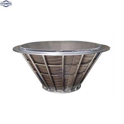 China Material Welding Process Worldwide Wedge Wire Centrifuge Stainless Steel Screen Basket For Slime Dehydration for sale