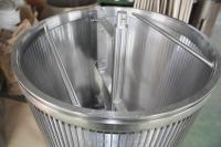 China 500mm Length Centrifuge Basket with 99% Filter Rating and 150mm Width for sale