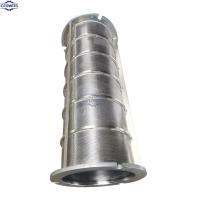 China industrial stainless steel johnson pressure sieve wedge wire centrifuge screen baskets for sale