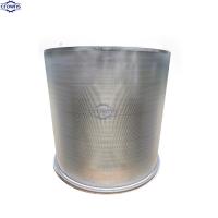 China industrial stainless steel johnson pressure sieve wedge wire centrifuge screen baskets for sale