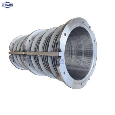 China 25 micron cylinder slotted sieve stainless steel screen pipe johnson tube Wedge wire screen slot tube well screen filter for sale