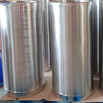 China Customized Johnson Stainless Steel Wedge Wire Mesh Filter Screen Tube For Water Well Filtration for sale