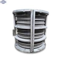 China Factory 25 Micron Cylinder Slotted Sieve Stainless Steel Screen Pipe Johnson Tube Wedge Wire Screen Slot Tube Well Scree for sale