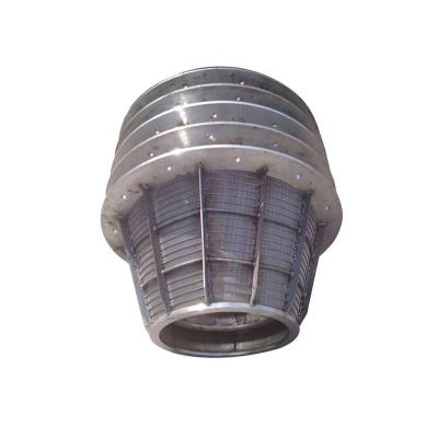 China Galvanized Or Painting Centrifuge Basket For Stainless Steel With 99% Filter Rating for sale