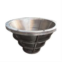 China Galvanized Or Painting Centrifuge Basket For Stainless Steel With 99% Filter Rating for sale