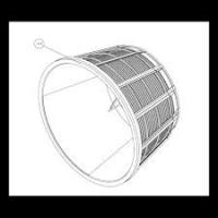 China Precision-engineered Paper Industry Screen Basket with 90-150 Screen Slot for sale