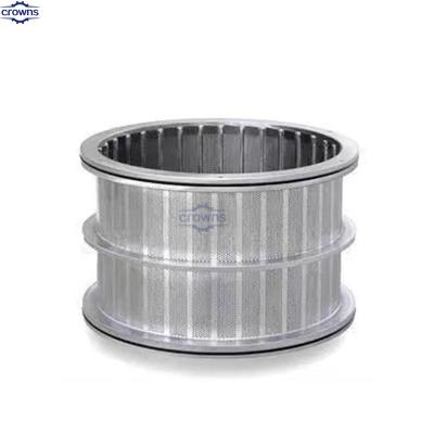 China Paper industry equipment stainless steel outflow seam screens basket for new business for sale