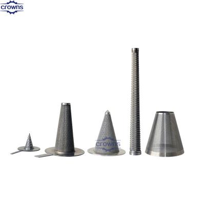 China Johnsons clean fresh 25um to 2mm slot 304 316 stainless steel water well wedge wire screen for sale