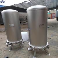 China Stainless Steel Multi Cartridge Filter Housing: 304/316L SS, 0.6/1.0/1.6Mpa, 5~40℃, 10~40'', 1μm~100μm for sale