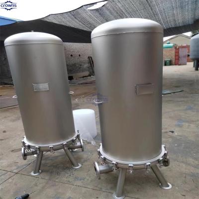 China Stainless Steel Multi Cartridge Filter Housing: 304/316L SS, 0.6/1.0/1.6Mpa, 5~40℃, 10~40'', 1μm~100μm for sale