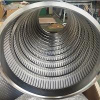 China Johnsons clean fresh 25um to 2mm slot 304 316 stainless steel water well wedge wire screen for sale