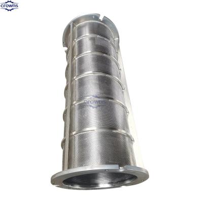 China manufacturing plant making paper tensioner ULTRA-V SCREENS pressure screen basket for sale