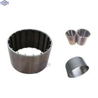China Johnsons clean fresh 25um to 2mm slot 304 316 stainless steel water well wedge wire screen for sale
