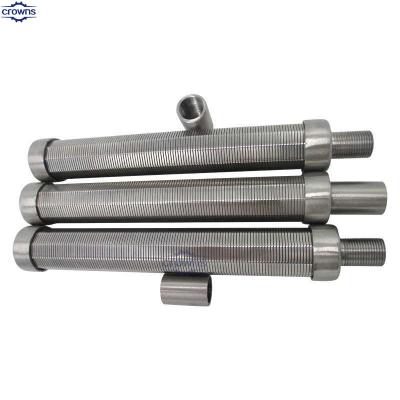 China stainless steel V wedge wire filter johnson water well screen for sale