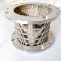 China Stainless Steel Sand Mill Sieve Screen Customized Length with Round Hole Shape for sale