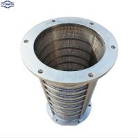 China Good In Filtration And Fluidity Wedge Wire Johnson Screen Filter Tube Stainless Steel Wire Mesh Filter For Water Well for sale