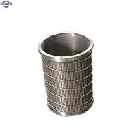 China industrial stainless steel johnson pressure sieve wedge wire centrifuge screen baskets for sale
