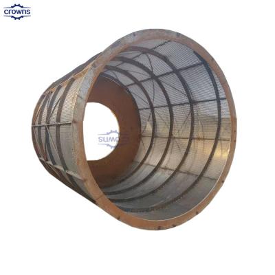 China wedge wire screen Rotating drum sieve/Trommel screen/ Rotary trommel drum screen for sale